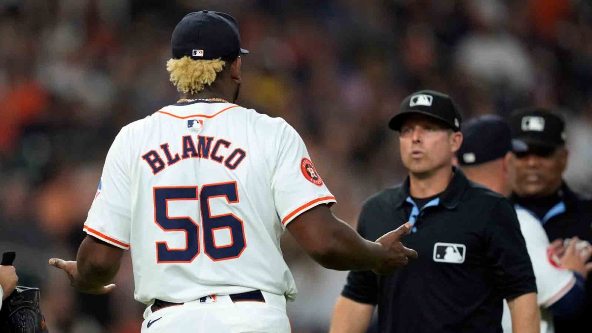 Astros’ Ronel Blanco suspended for foreign substance in glove – NBC Boston Astros’ Ronel Blanco suspended for foreign substance in glove – NBC Boston