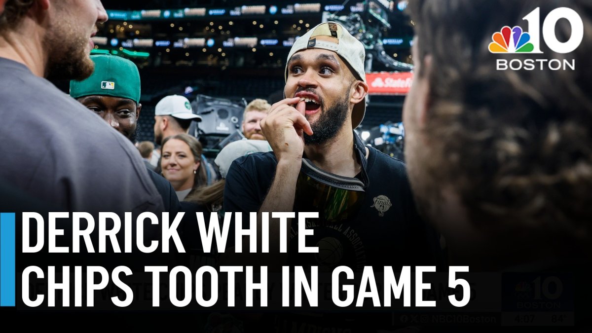 Derrick White chips tooth as he helps bring Celtics the NBA title – NBC ...