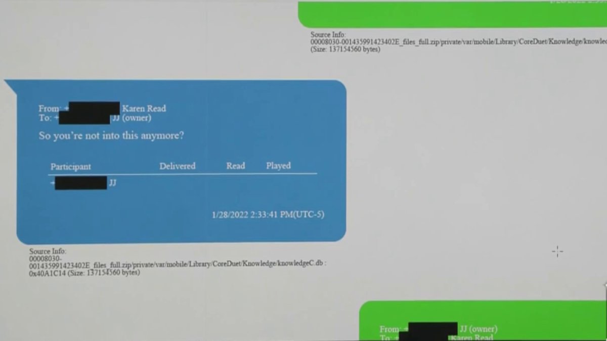 Karen Read trial: Analyzing her messages with John O’Keefe – NBC Boston