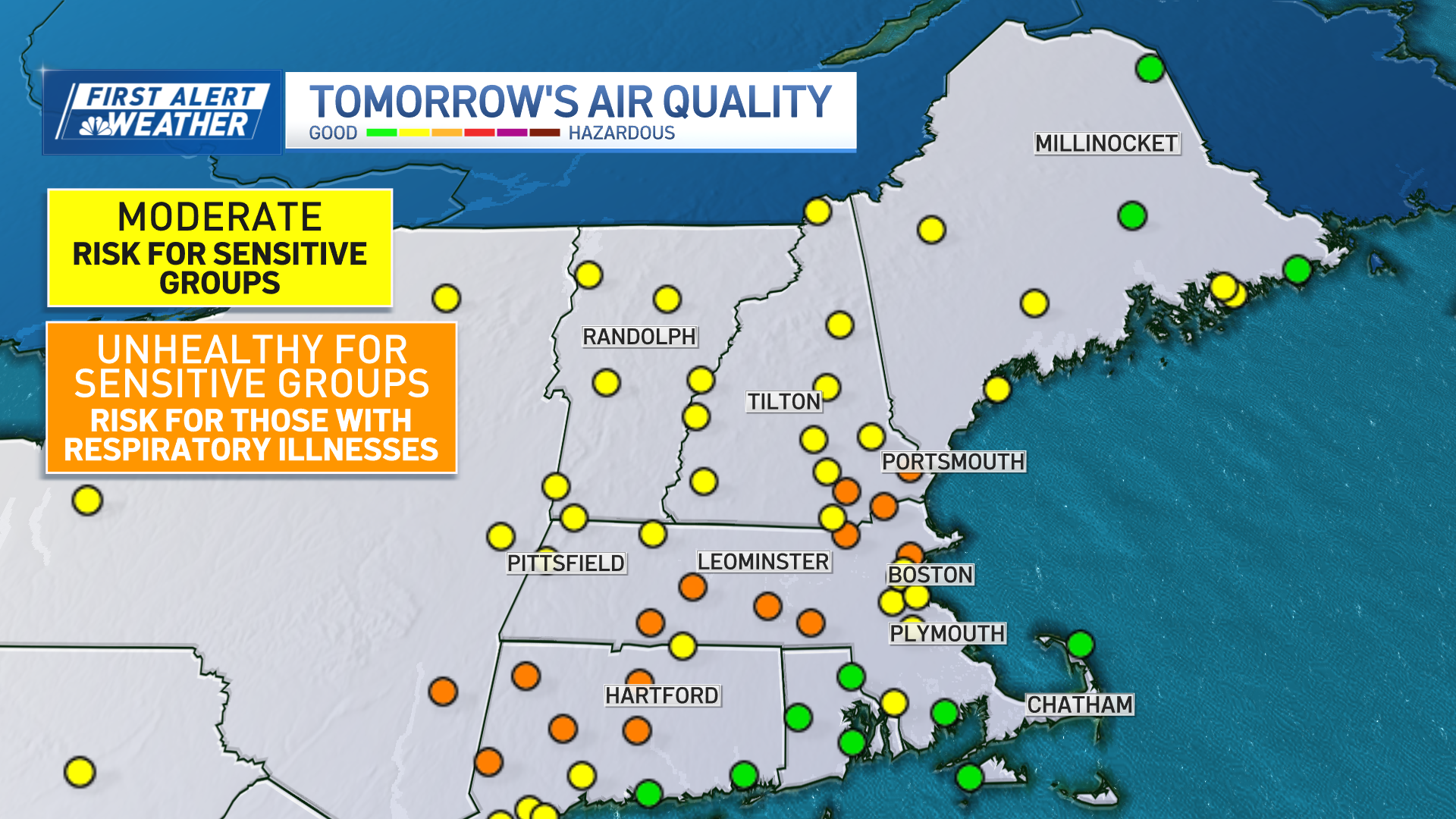 How heat will impact air quality in New England – NBC Boston