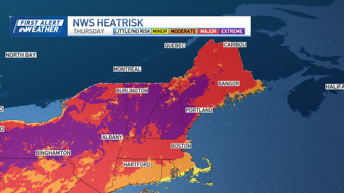 Boston heat wave: How high will temperatures get this week? – NBC Boston