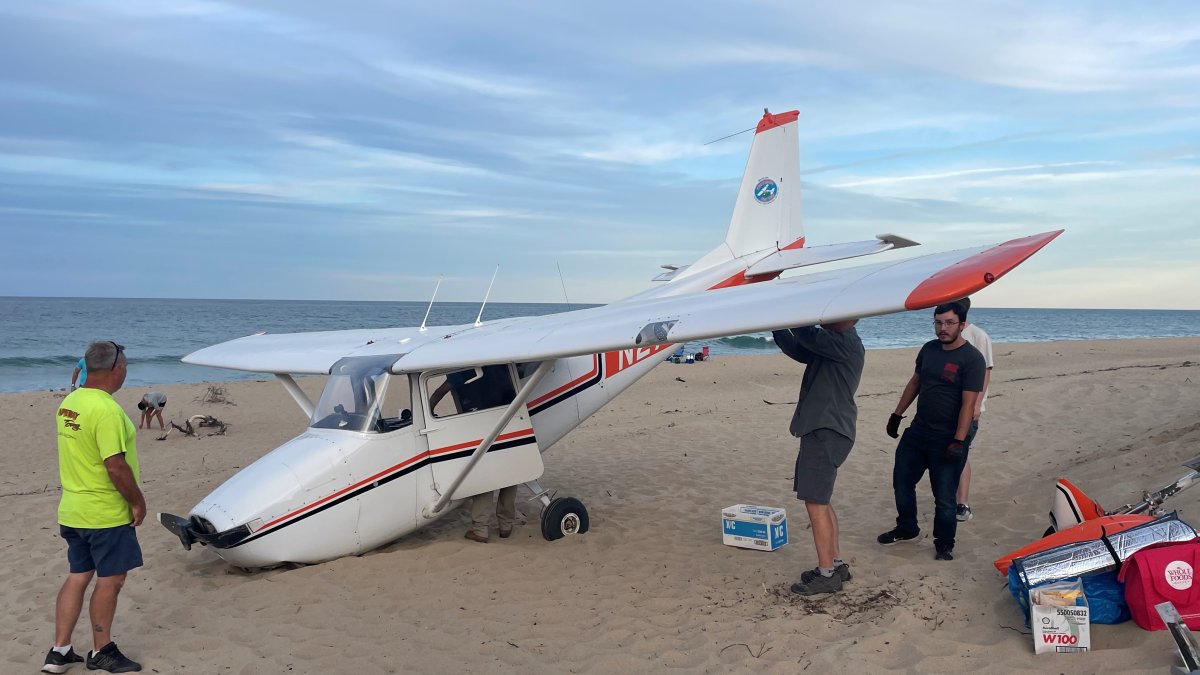 Small plane lands on beach near Eastham, Wellfleet – NBC Boston