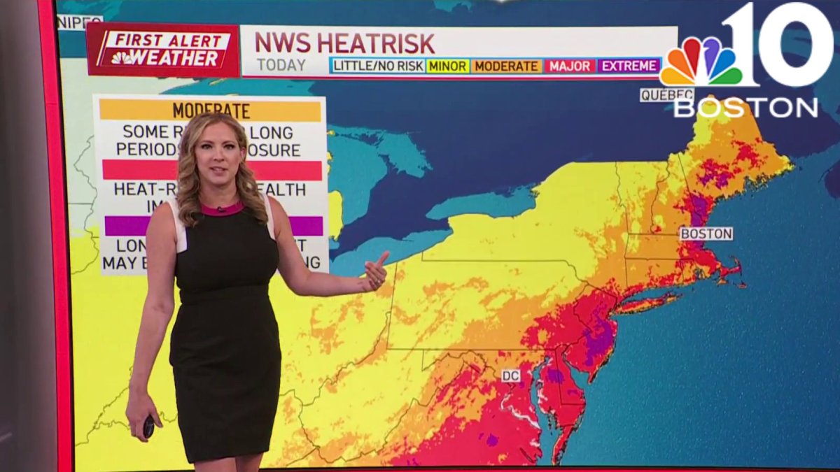 Heat wave culminates in severe storm threat across our region – NBC Boston