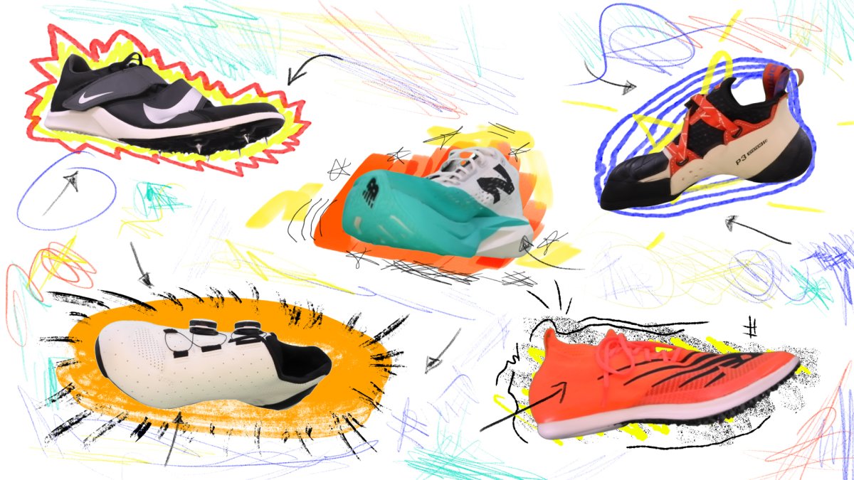 See the shoes Olympians wear to compete in almost every sport – NBC Boston