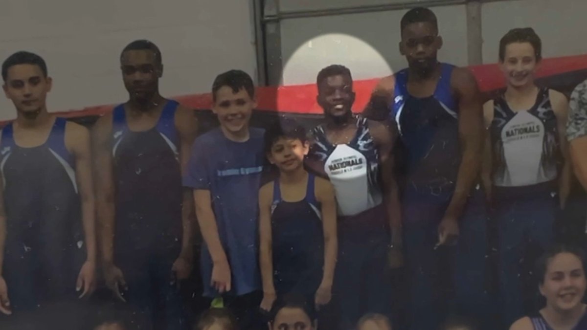 Fans in Stoughton cheer on Frederick Richard at Olympian’s hometown gym ...
