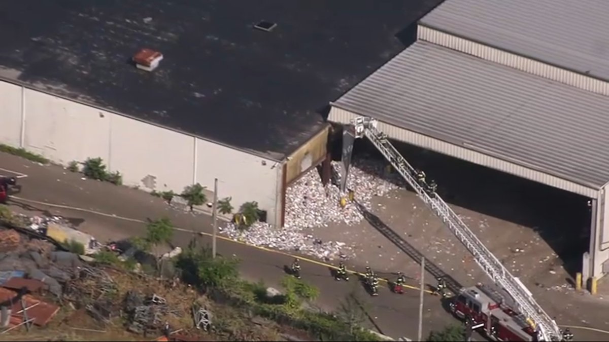 Avon MA fire reported at recycling center on Ledin Drive – NBC Boston