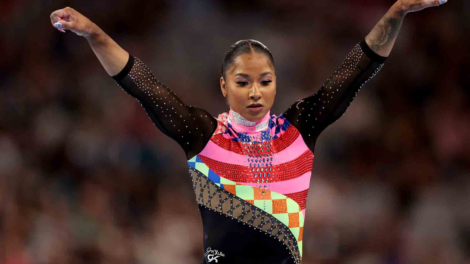 How Jordan Chiles’ Beyonce-inspired gymnastics leotard was made – NBC ...