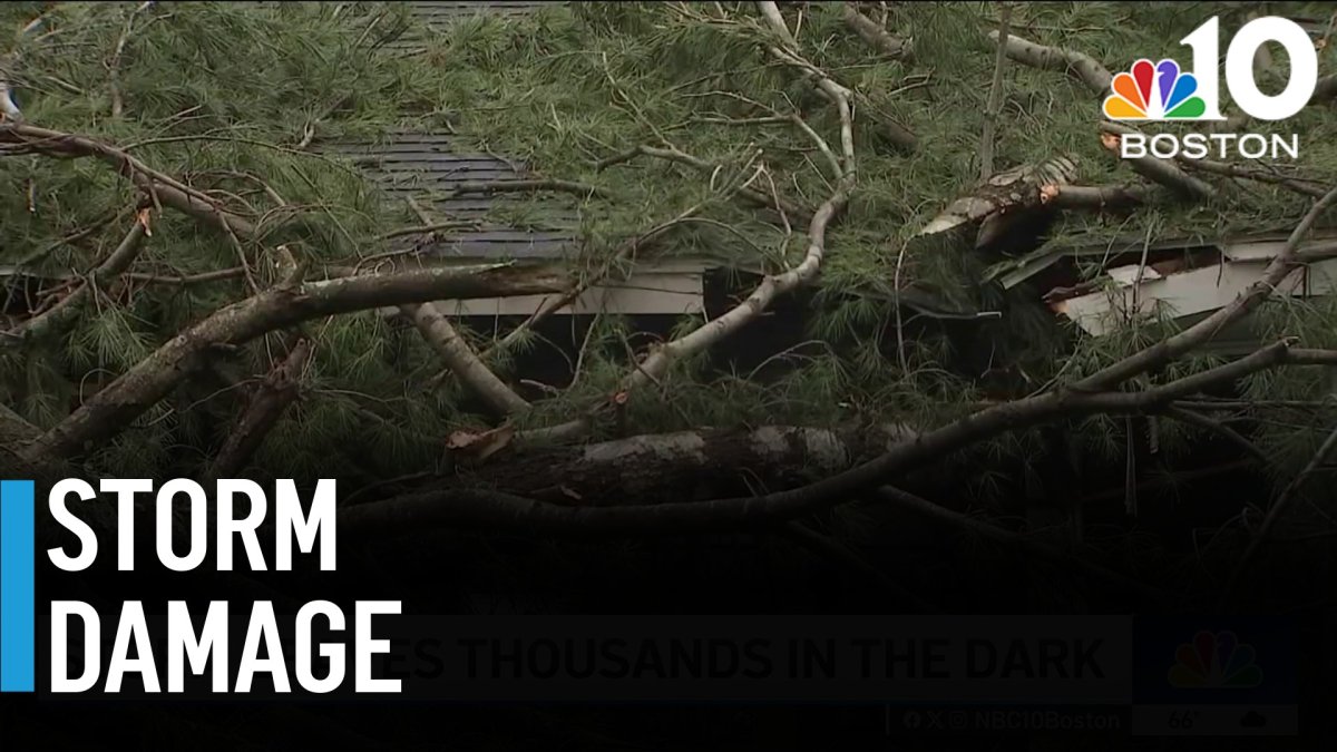 Storm causes damage and power outages – NBC Boston