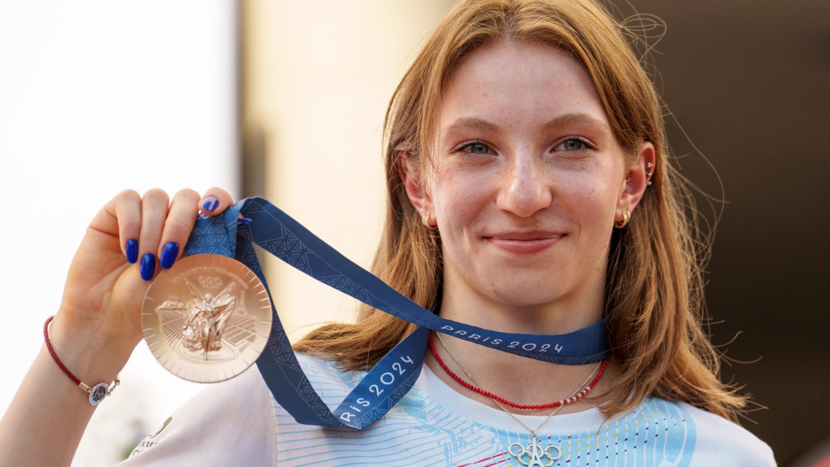 Barbusa receives bronze medal first awarded to USA’s Jordan Chiles ...