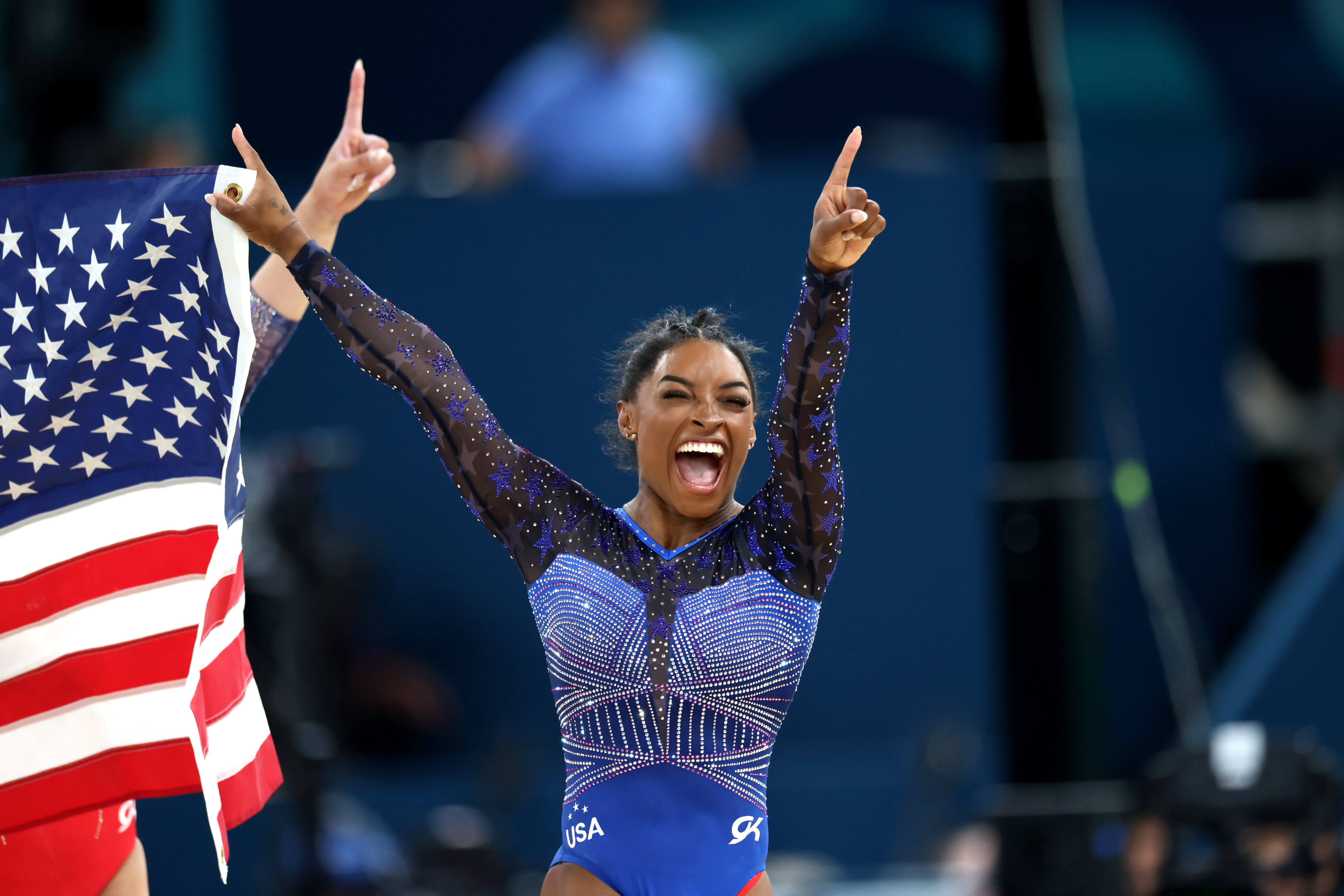 Simone Biles wows Team USA fans at Paris Olympics – NBC Boston