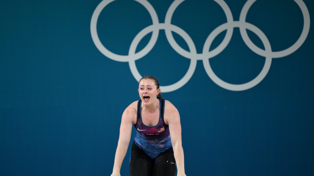 Olivia Reeves wins weightlifting gold at Paris Olympics 2024 – NBC Boston