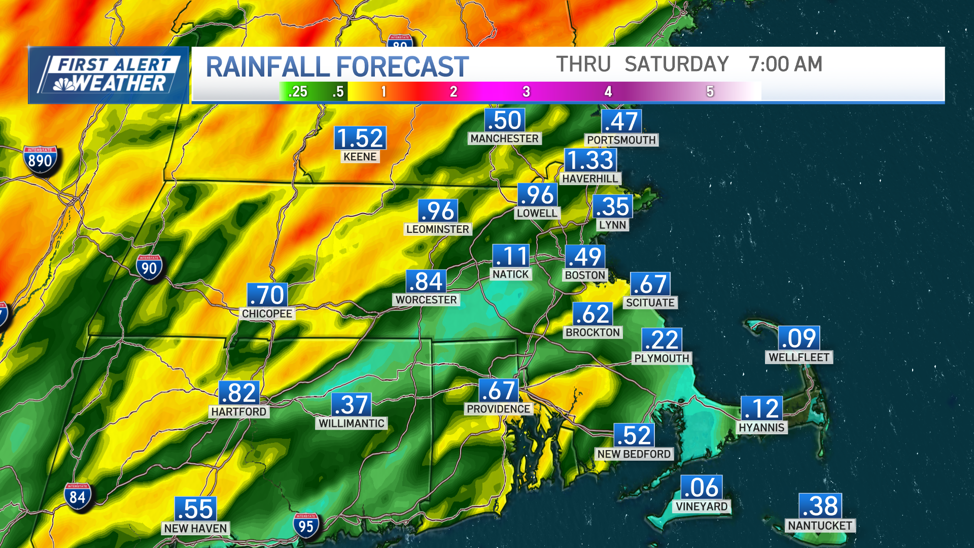 Debby storm tracker live: Path, timeline for Friday’s storm in Mass ...