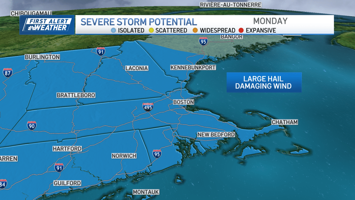 Boston, Mass. weekend forecast: Severe storms and hail expected on ...