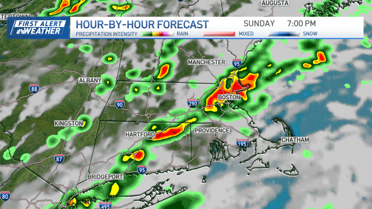 MA, NH storm forecast Sunday: Track rain with live radar – NBC Boston