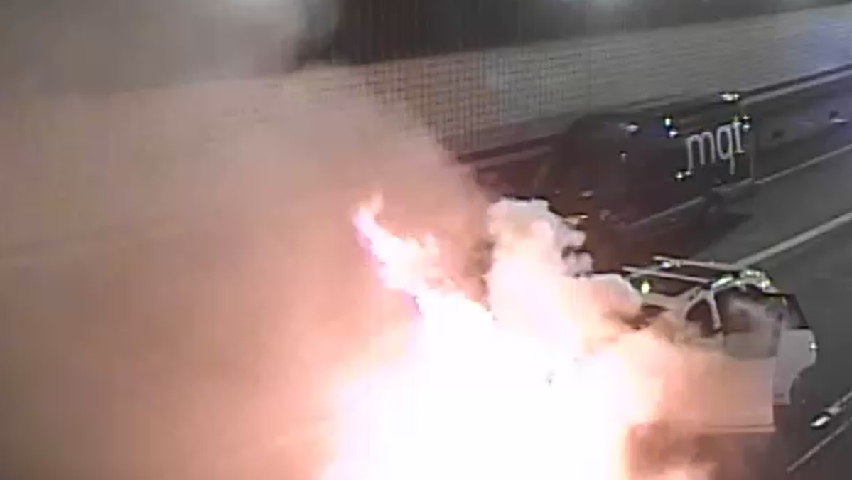 Boston O’Neill Tunnel car fire today – NBC Boston