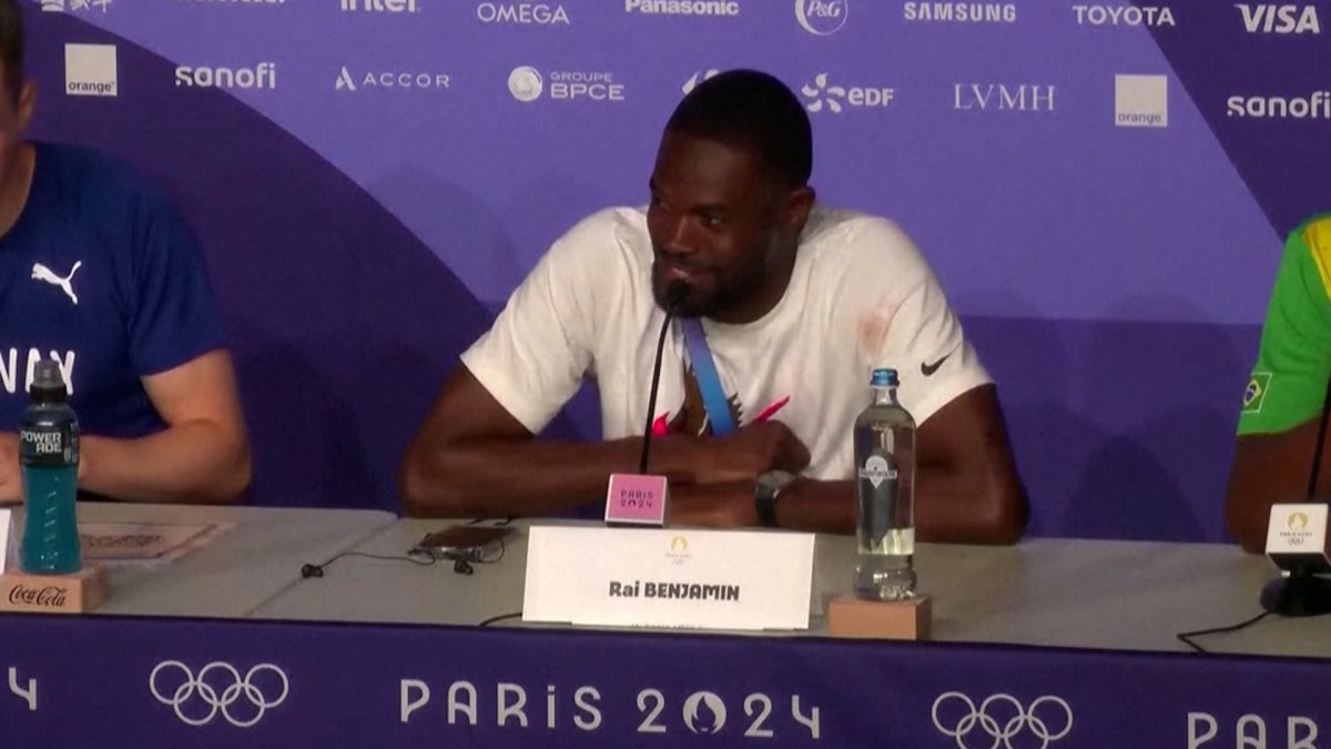 Rai Benjamin says he wanted to ‘just have fun’ with the 400m hurdles ...