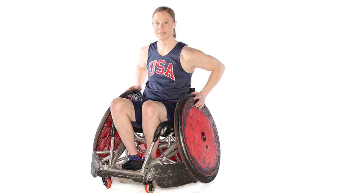 Sarah Adam is now the first woman on the US Paralympic wheelchair rugby ...