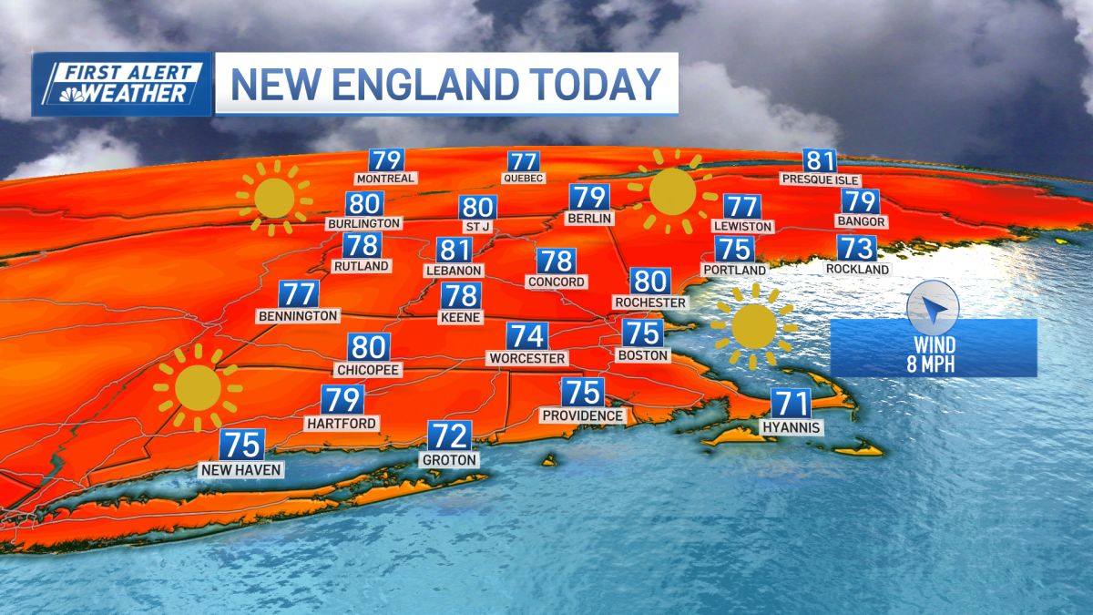 Boston weather: Dry weather continues, weekend rain expected – NBC Boston