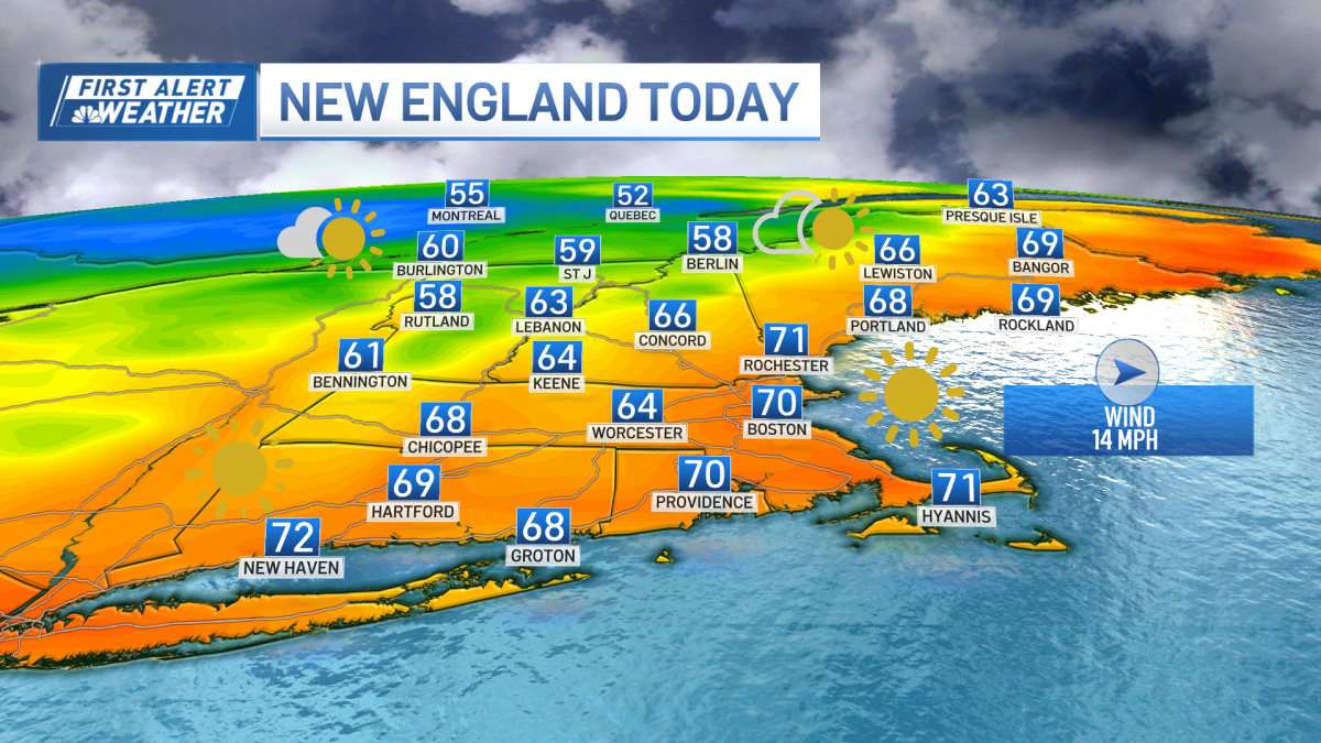 Boston, New England weather forecast today – NBC Boston