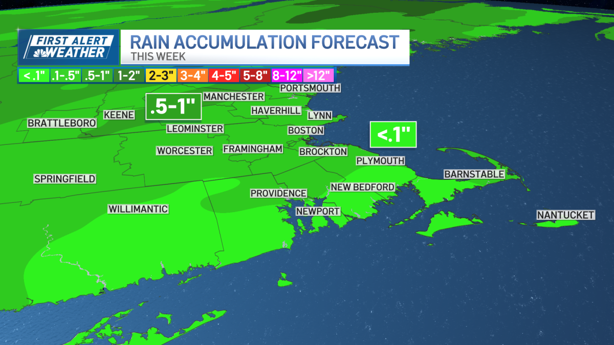 Boston forecast: Cloudy but dry – NBC Boston