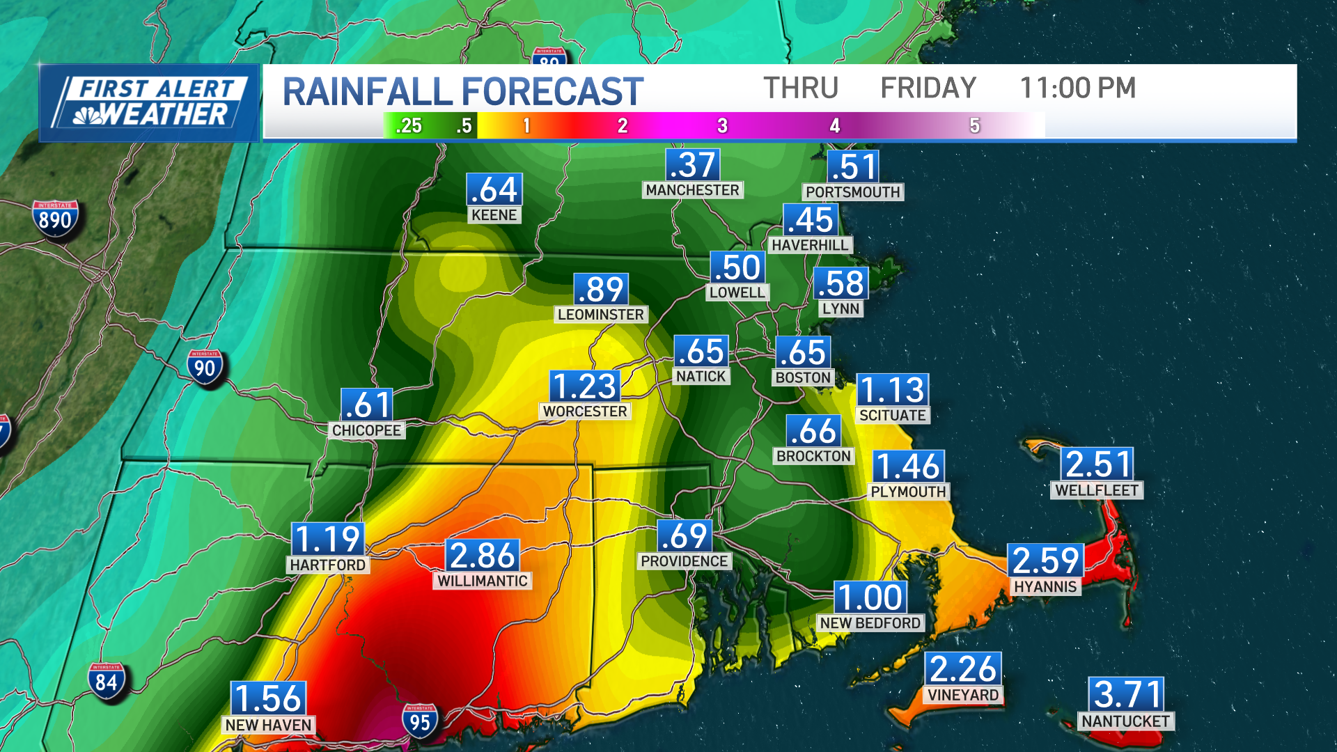 Boston weather, New England forecast – NBC Boston