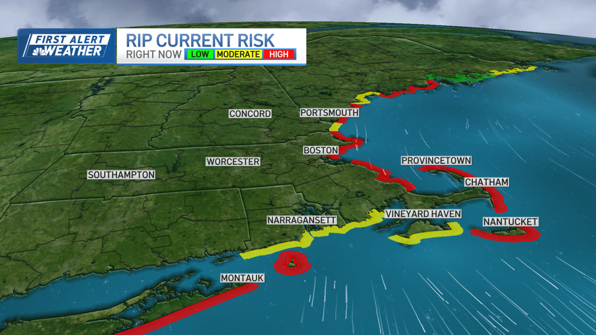 Dangerous rip currents in New England Saturday – NBC Boston