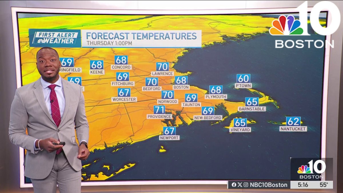 Forecast: Temps leap into the 70s – NBC Boston