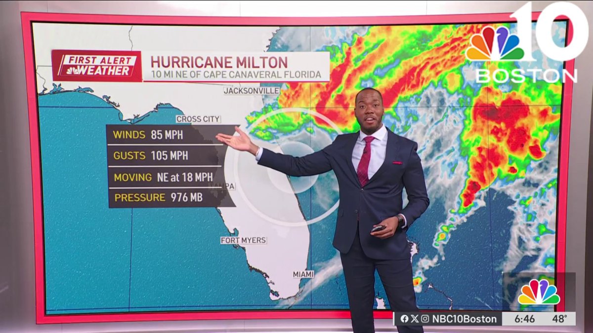 Forecast: Hurricane Milton’s aftermath – NBC Boston