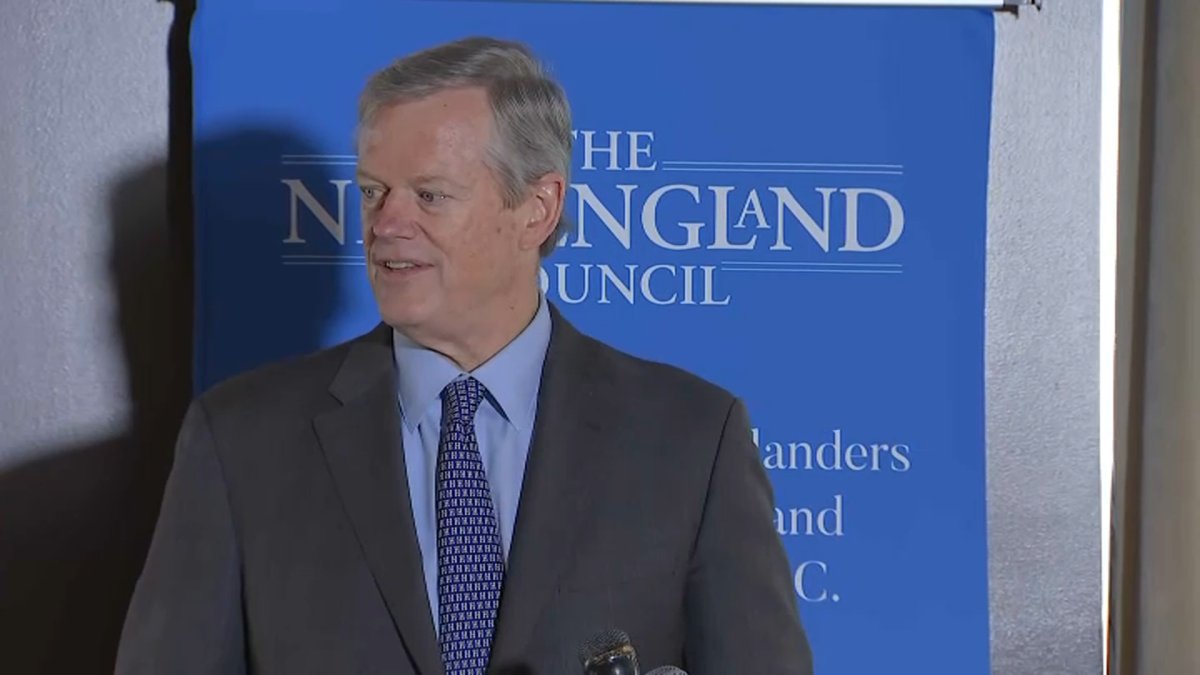Charlie Baker not ruling out return to politics, but only wants to talk sports – NBC Boston