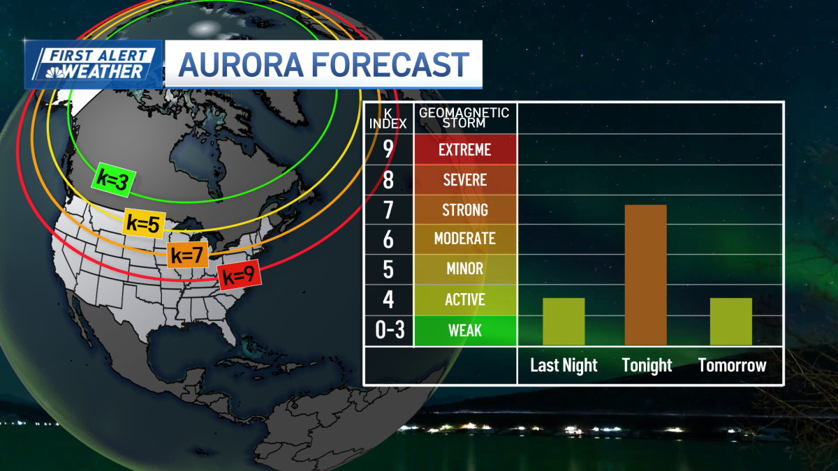 Northern lights Massachusetts: When and where to see them – NBC Boston