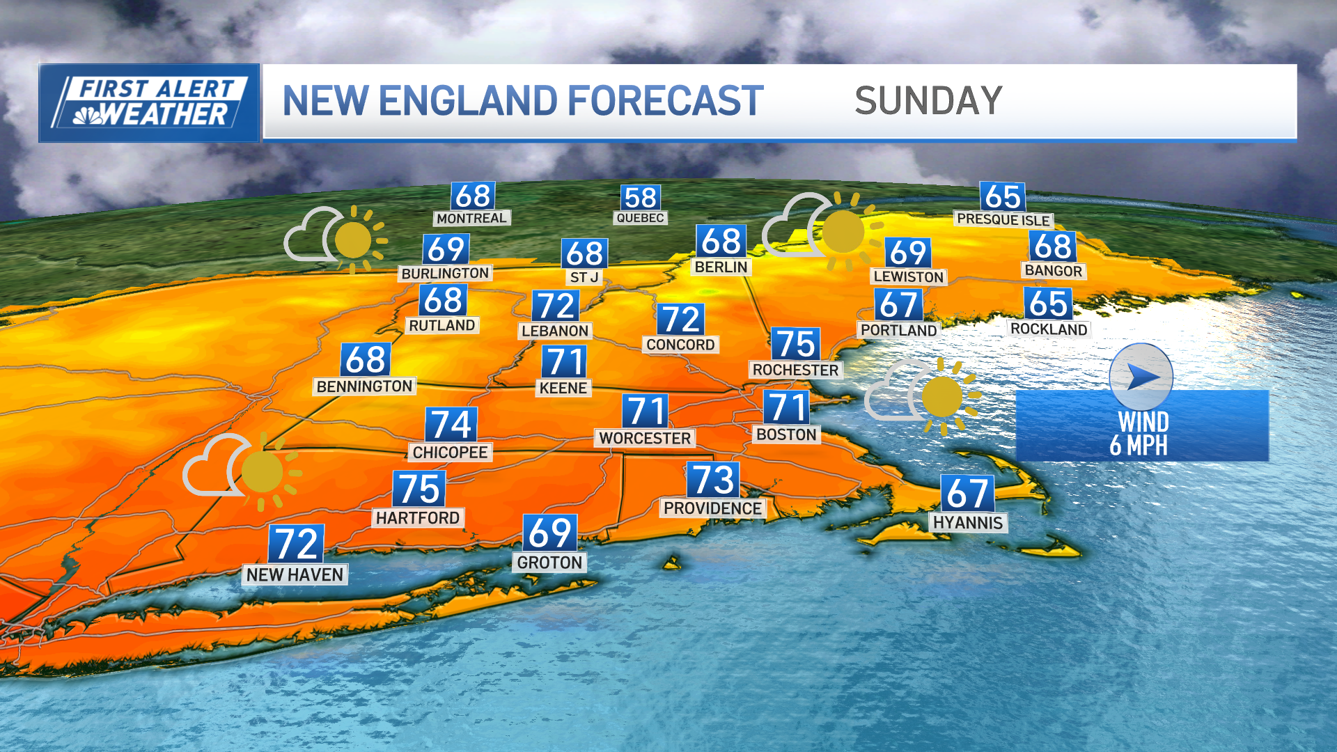 Boston weather forecast features sunny and warm weekend ahead – NBC Boston