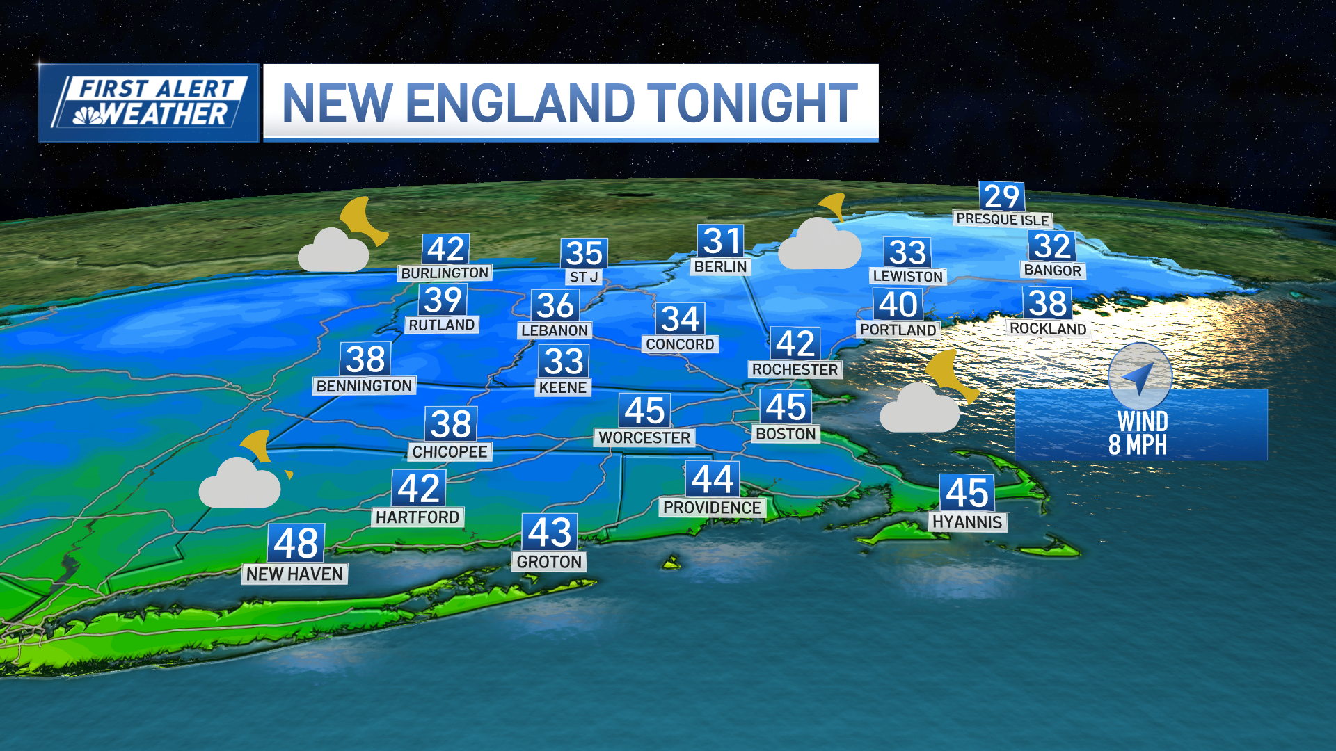 Boston, MA weather forecast: Cool and dry – NBC Boston