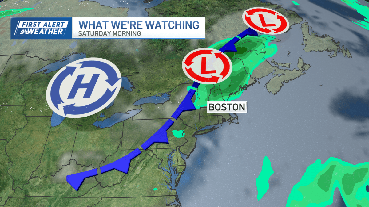 Boston weather forecast: Quiet with a warm up ot end week – NBC Boston