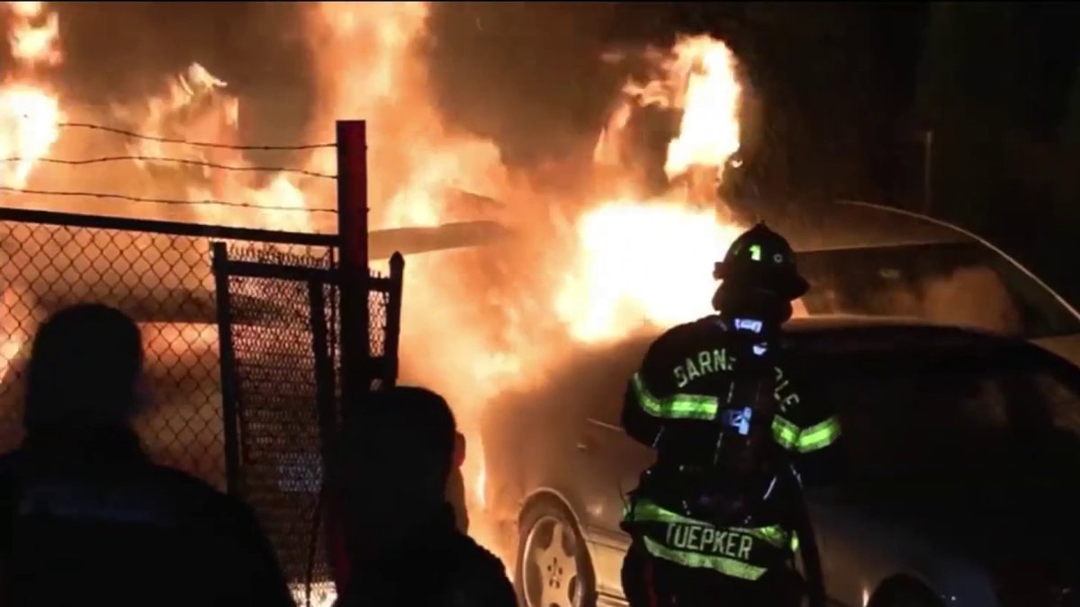 Barnstable, MA impound lot fire – NBC Boston