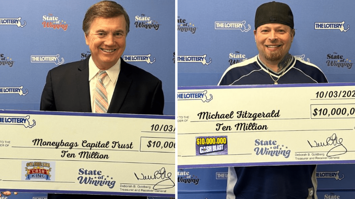 Mass. lottery winners: Two people won $10 million on scratch tickets ...