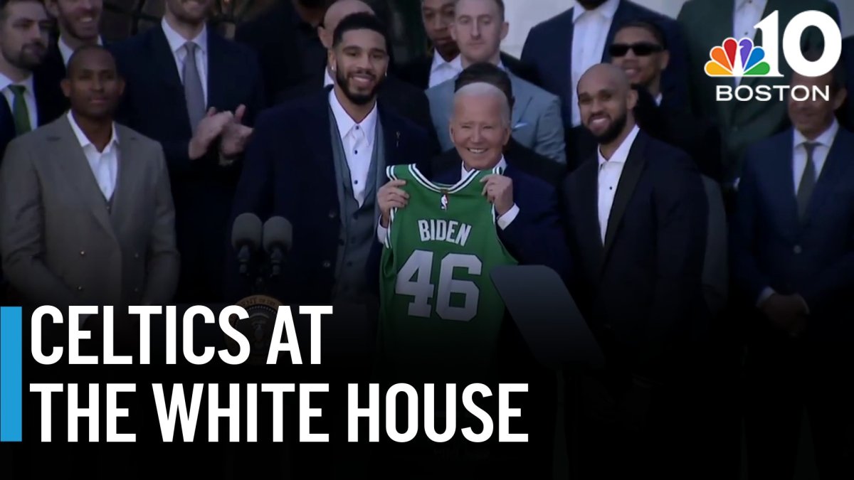 FULL VIDEO: Biden honors NBA champion Boston Celtics at White House ...