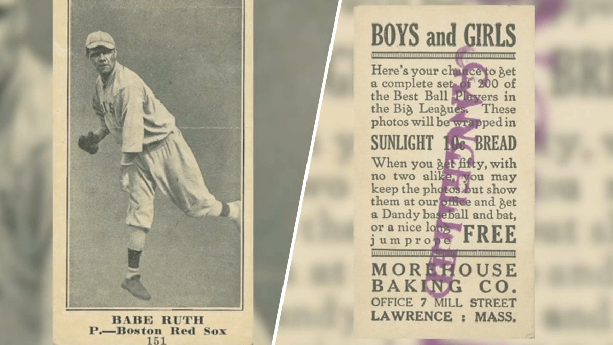 Rare Babe Ruth Morehouse Bakery rookie card sold after discovery – NBC ...