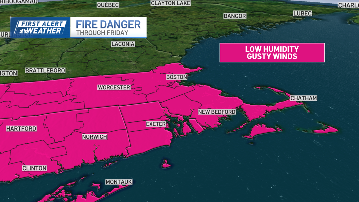 Massachusetts drought map, brush fires near me: Latest updates – NBC Boston