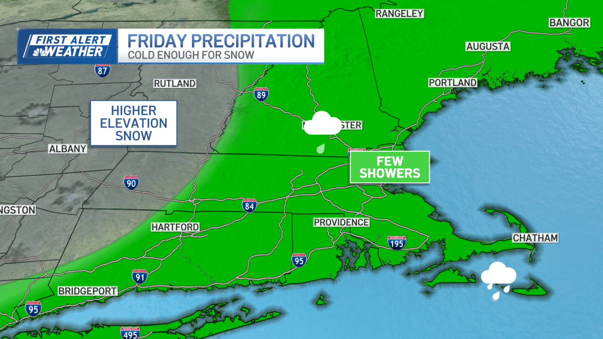 Boston MA weather forecast: Rain later this week – NBC Boston