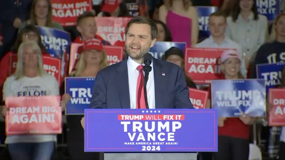 JD Vance rally in Derry, New Hampshire Sunday – NBC Boston