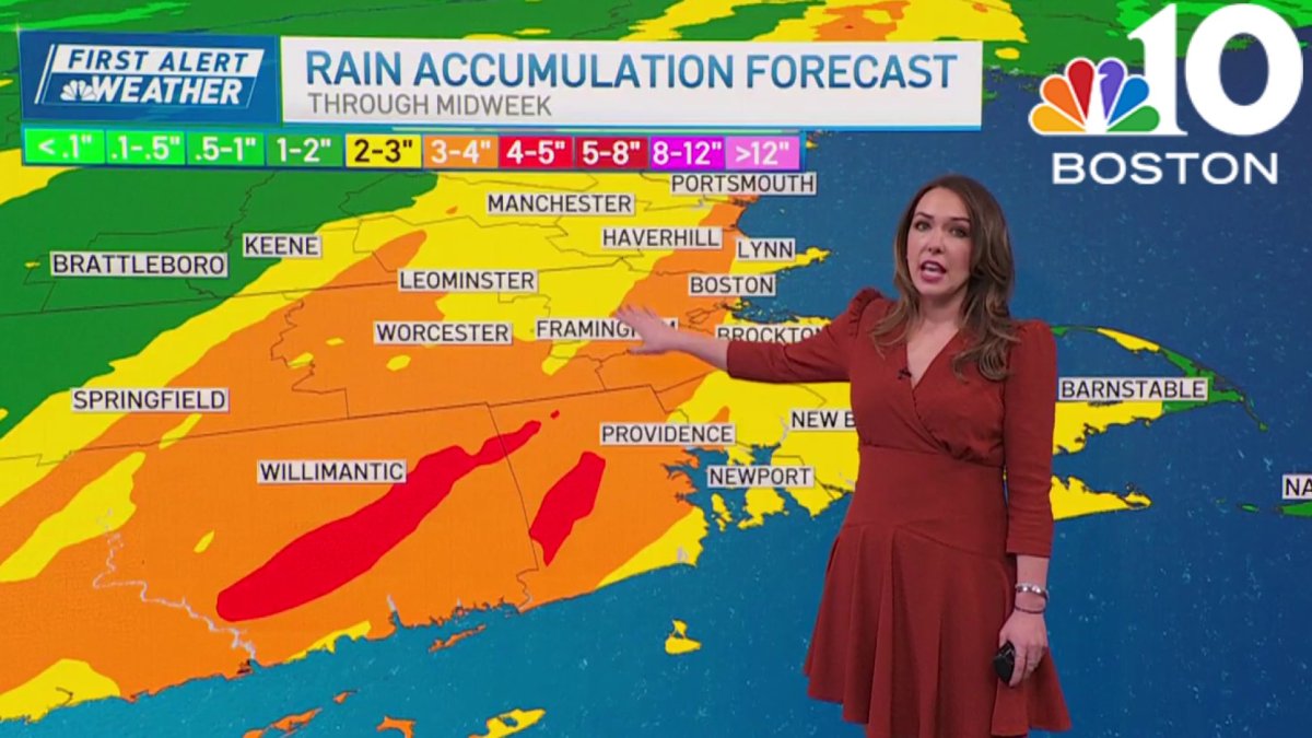 Boston, get ready for rain all day Wednesday | Storm forecast – NBC Boston