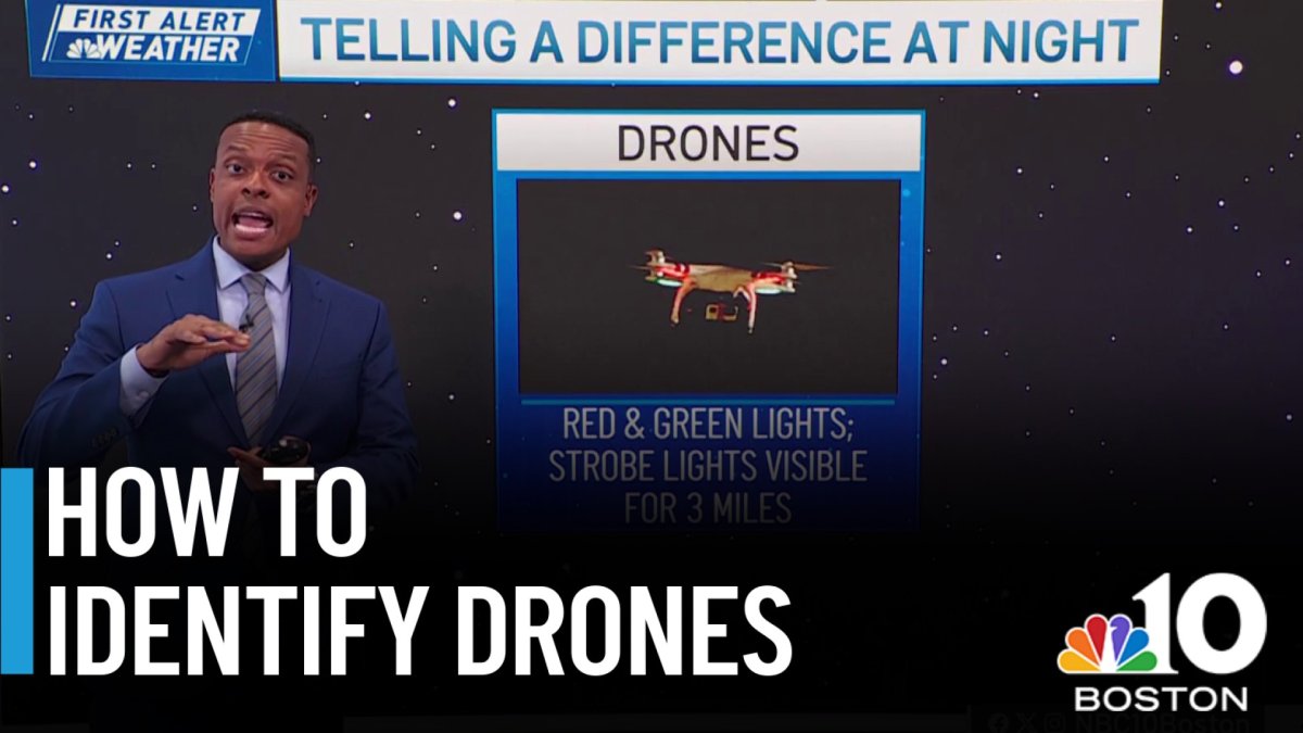 What do drones look like? Lights at night explained (Video) – NBC Boston
