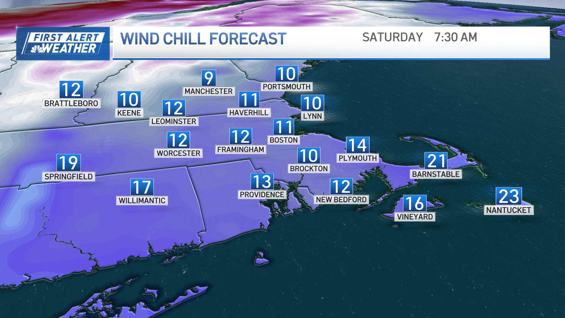 Boston weather today, New England weather forecast – NBC Boston