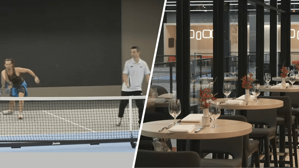 Natick MA mall new pickleball complex Bosse now open – NBC Boston