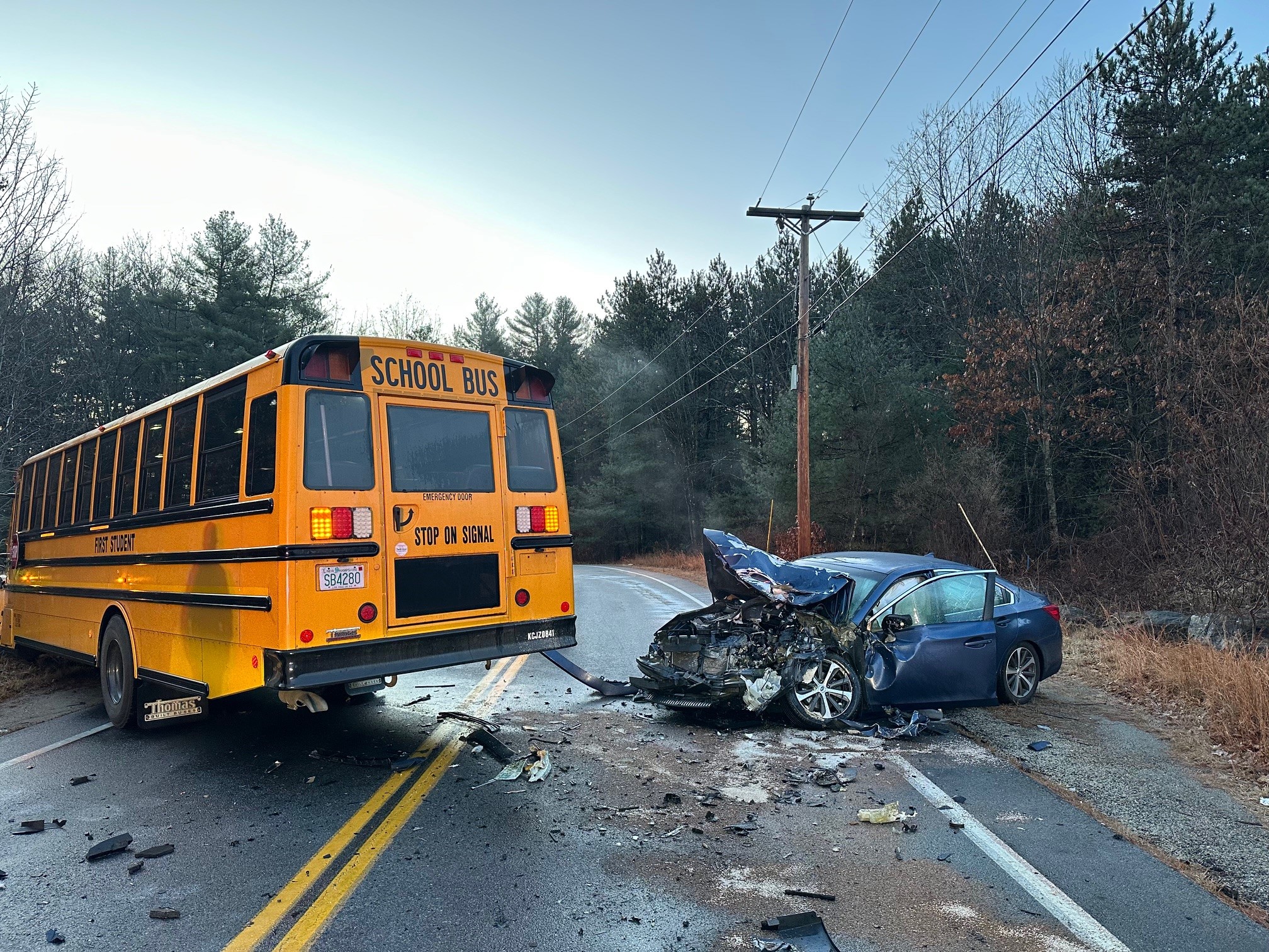 Nashua, NH school bus crash: 1 hurt on Tinker Road – NBC Boston