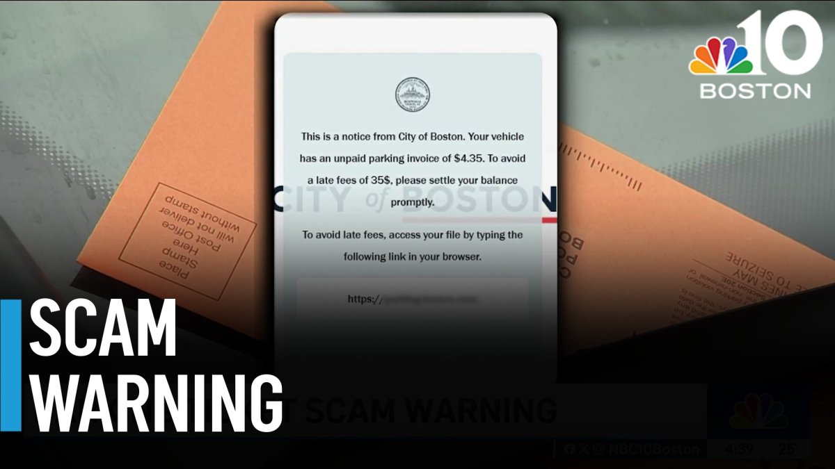 Boston is warning drivers about a new parking ticket scam – NBC Boston