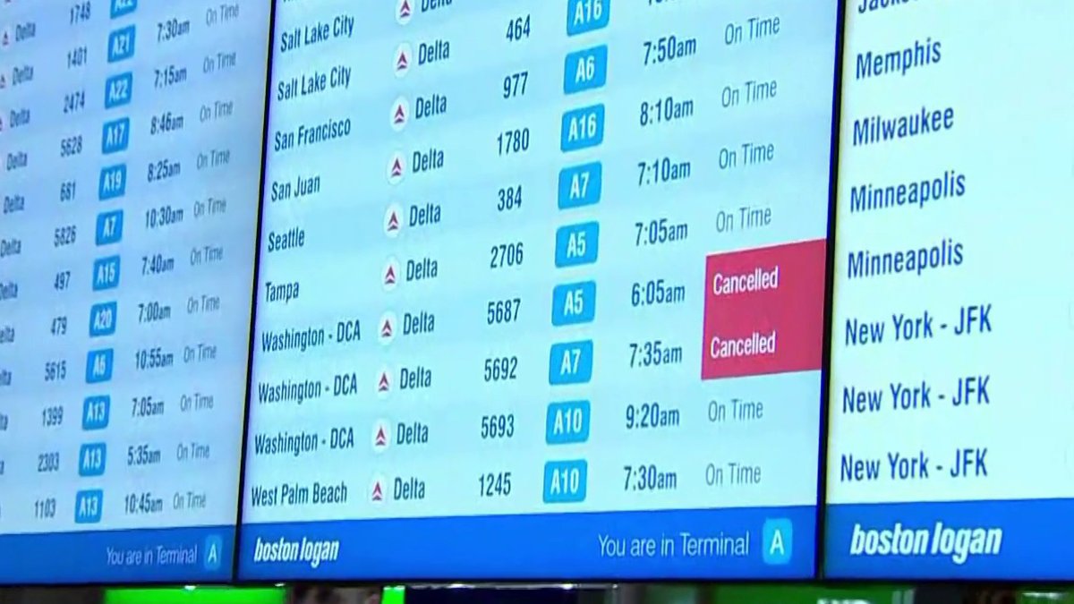 Logan Airport flight status impacted by DC plane crash – NBC Boston