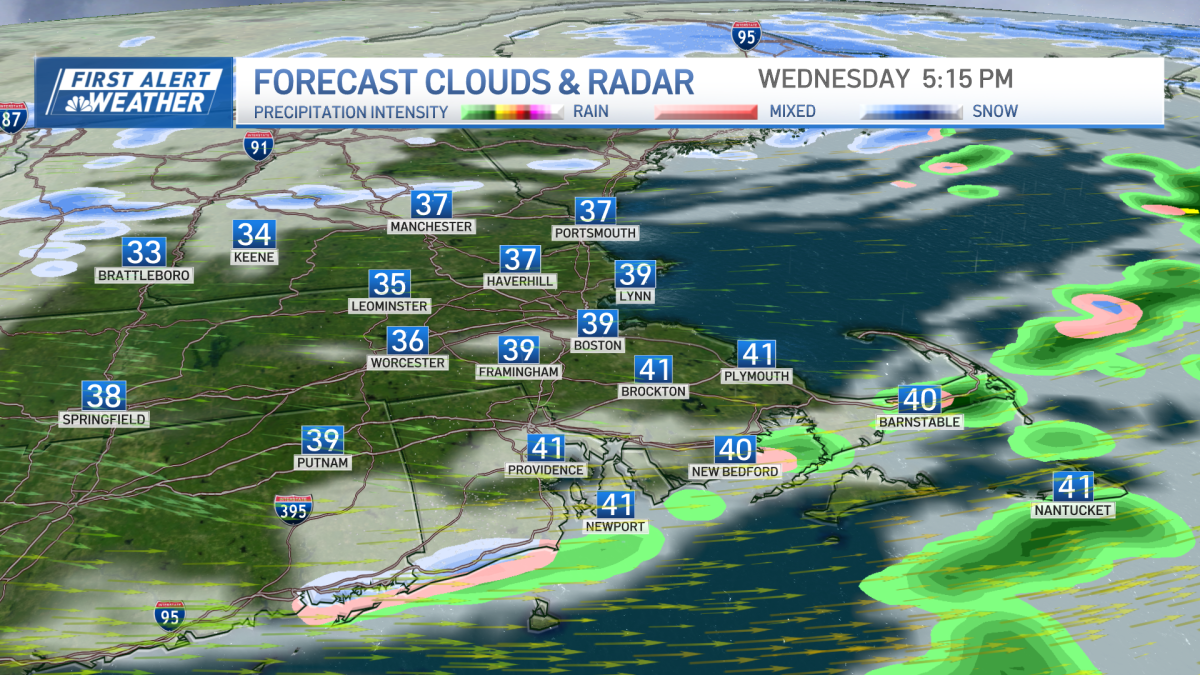 Snow squalls, thundersnow possible in Mass. today – NBC Boston