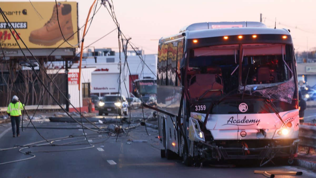 East Boston bus crash closes Route 1A near Logan airport – NBC Boston