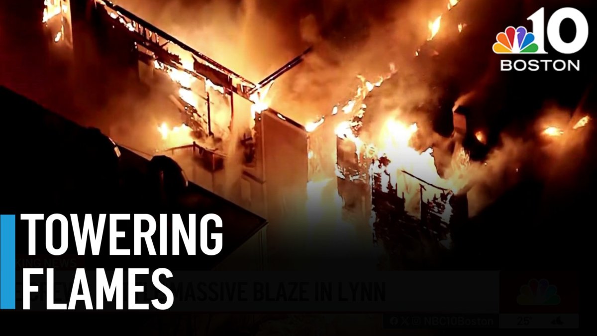 Lynn, MA fire video Friday night – NBC Boston
